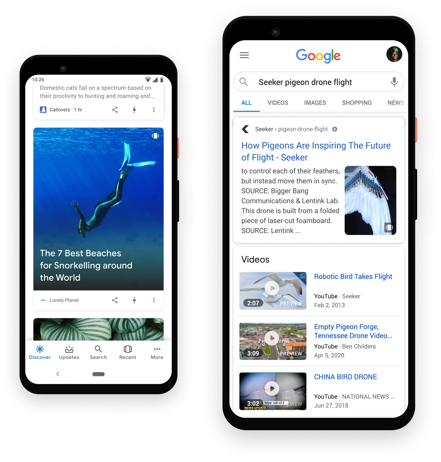 Google stories store